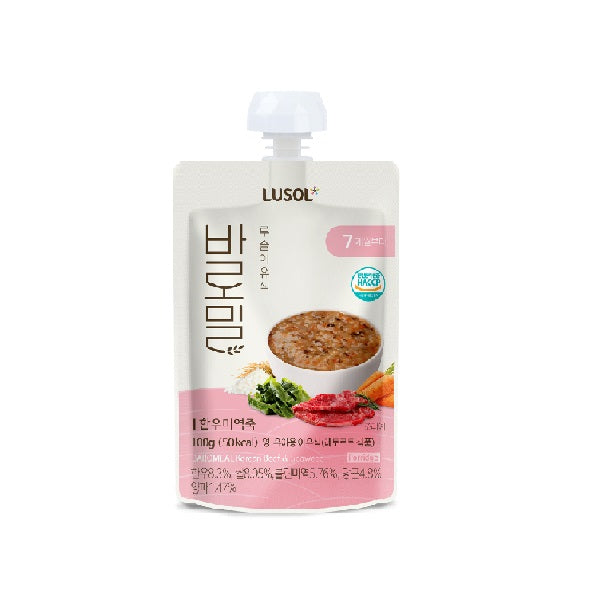바로밀 한우미역죽 100g (파우치형) – hanpoom