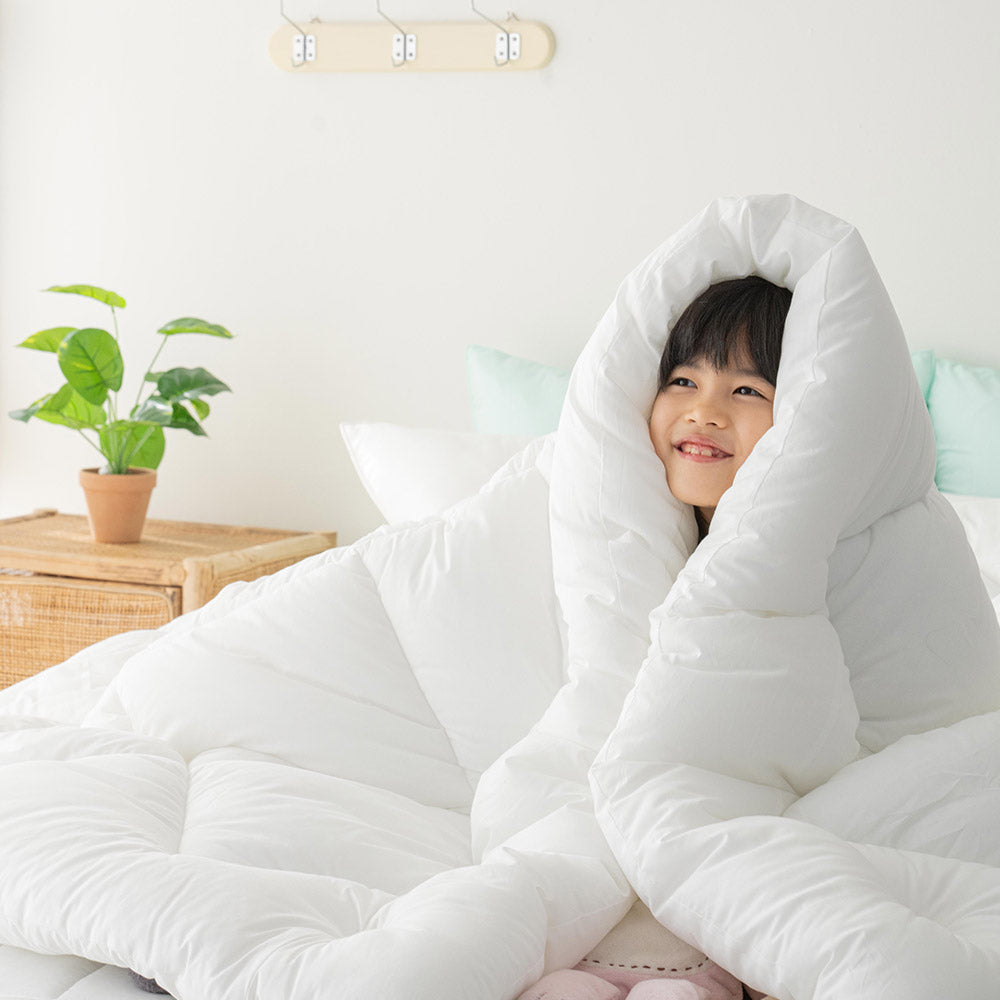 [힐링60s] 순면 침구 이불패드세트 - 화이트 Q – hanpoom